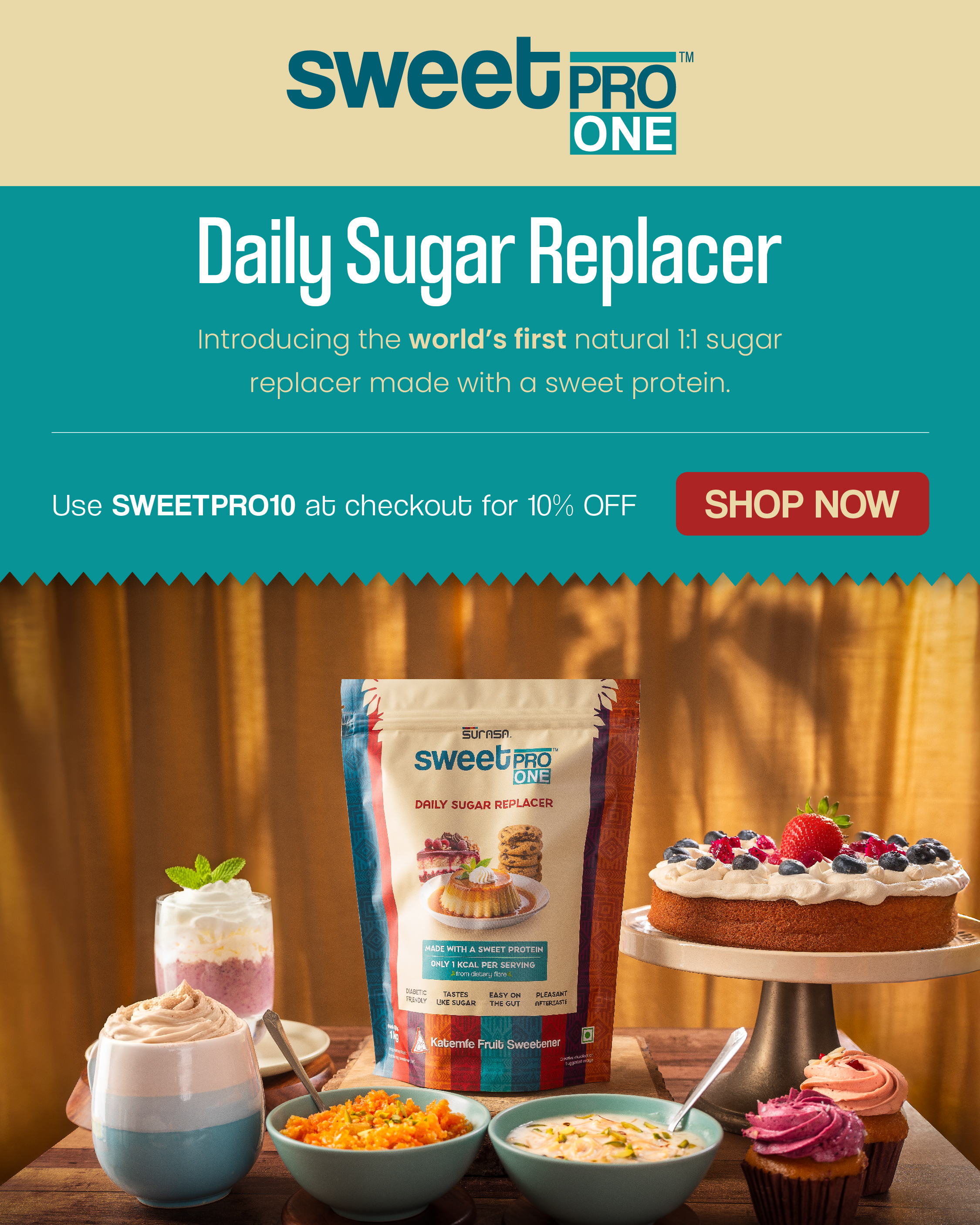Surasa SweetPro - Protein Based Sweetener